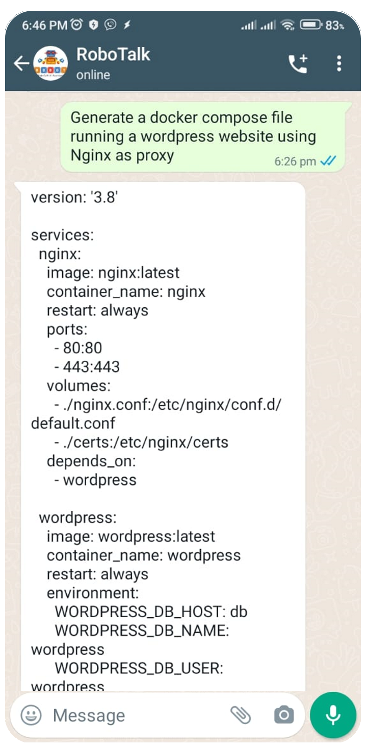 Home - The Genius WhatsApp Bot Powered by GPT-4 Turbo, DALL-E 3 and Whisper-1